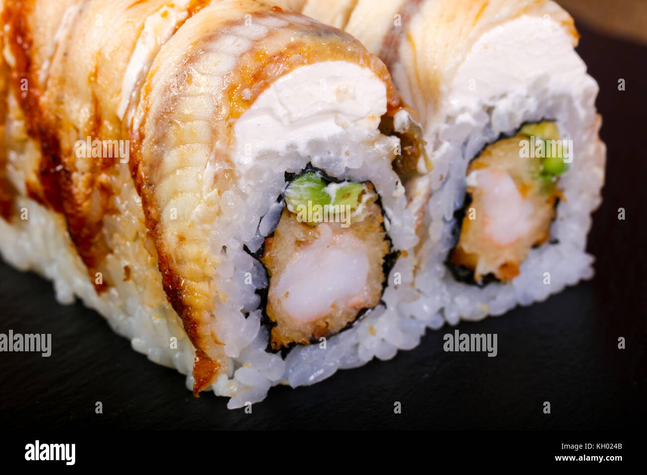 Tradittional Japan Eel roll Stock Photo - Alamy