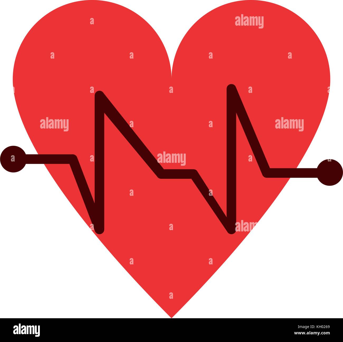 Heart medical symbol Stock Vector Image & Art - Alamy