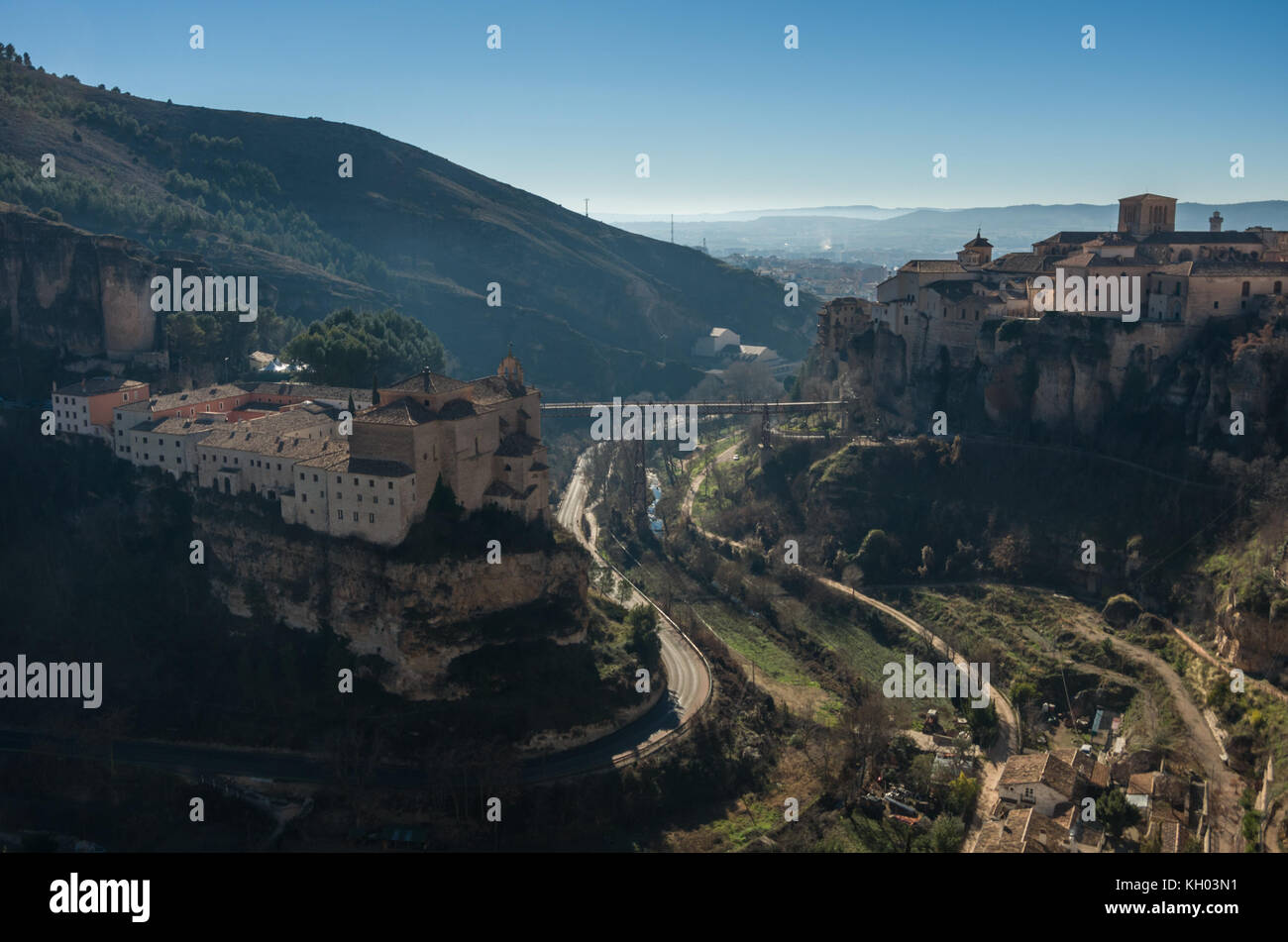 Parador de Cuenca. Saint Paul monastery in the outskirts of Cuenca, in ...