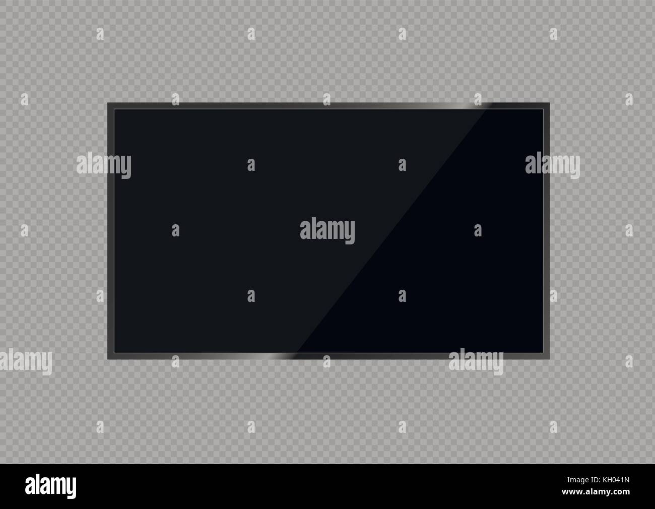 LCD TV screen Stock Vector Image & Art - Alamy