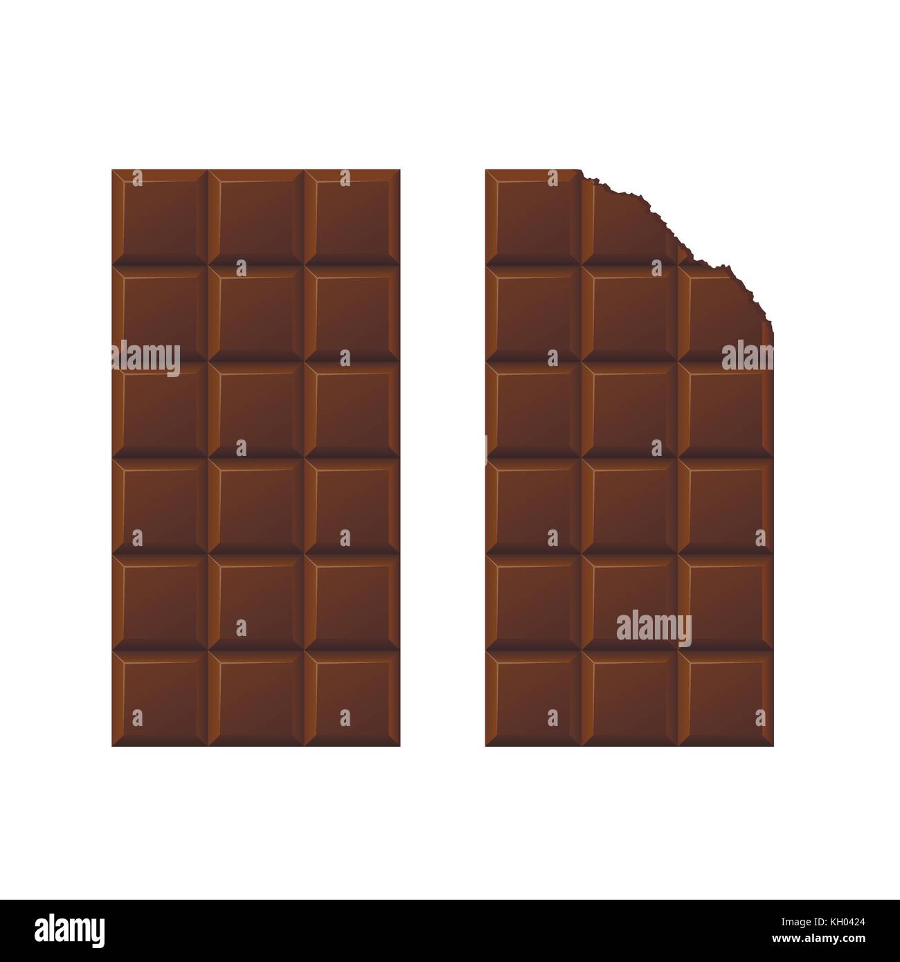 Vector chocolate bars Stock Vector Image & Art - Alamy