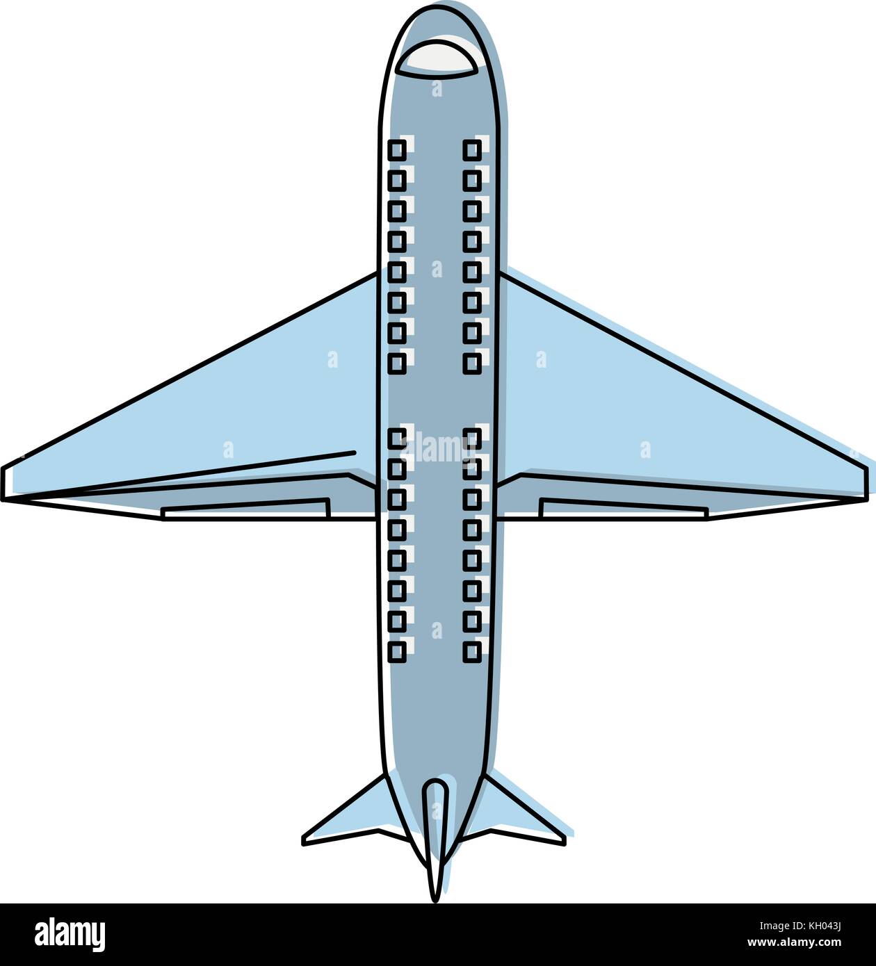 Jet airplane isolated Stock Vector Image & Art - Alamy