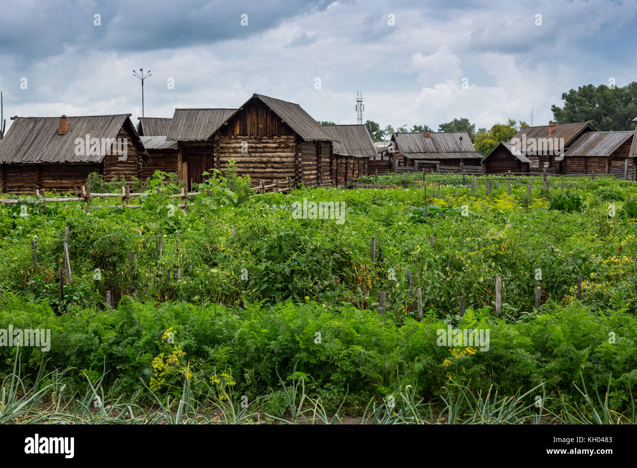 Home in russia countryside hi-res stock photography and images - Alamy