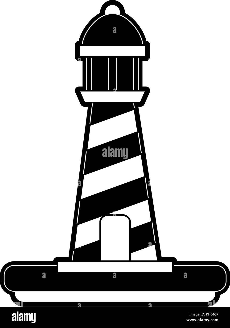 Lighthouse isolated symbol Stock Vector Image & Art - Alamy