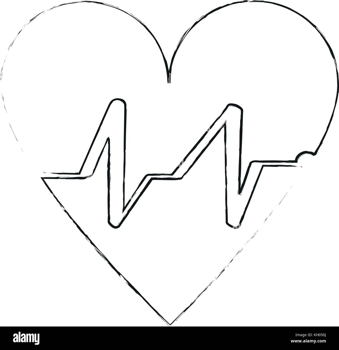 Heart medical symbol Stock Vector Image & Art - Alamy