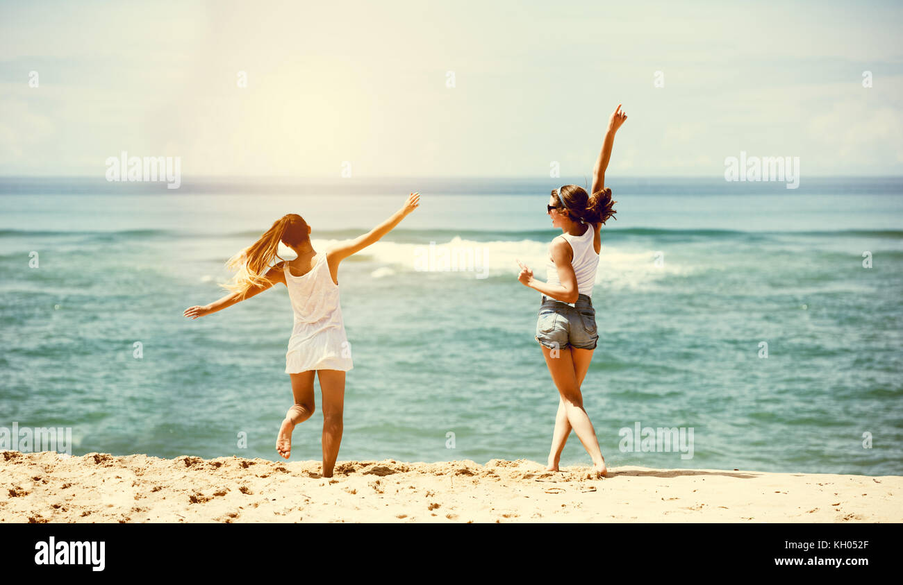 Two Girls Dancing Together High Resolution Stock Photography and Images ...
