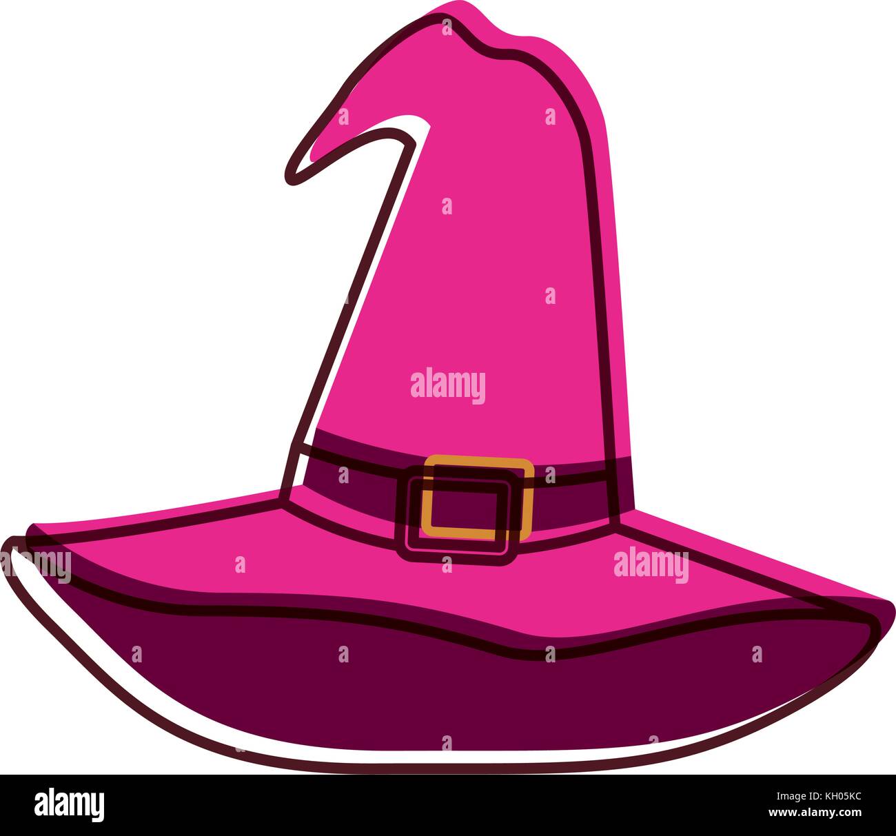 Magenta hat Stock Vector Images - Alamy