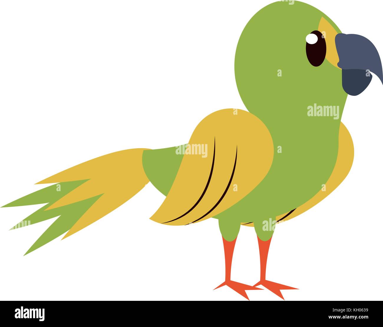 Cute parrot bird cartoon Stock Vector Image & Art - Alamy
