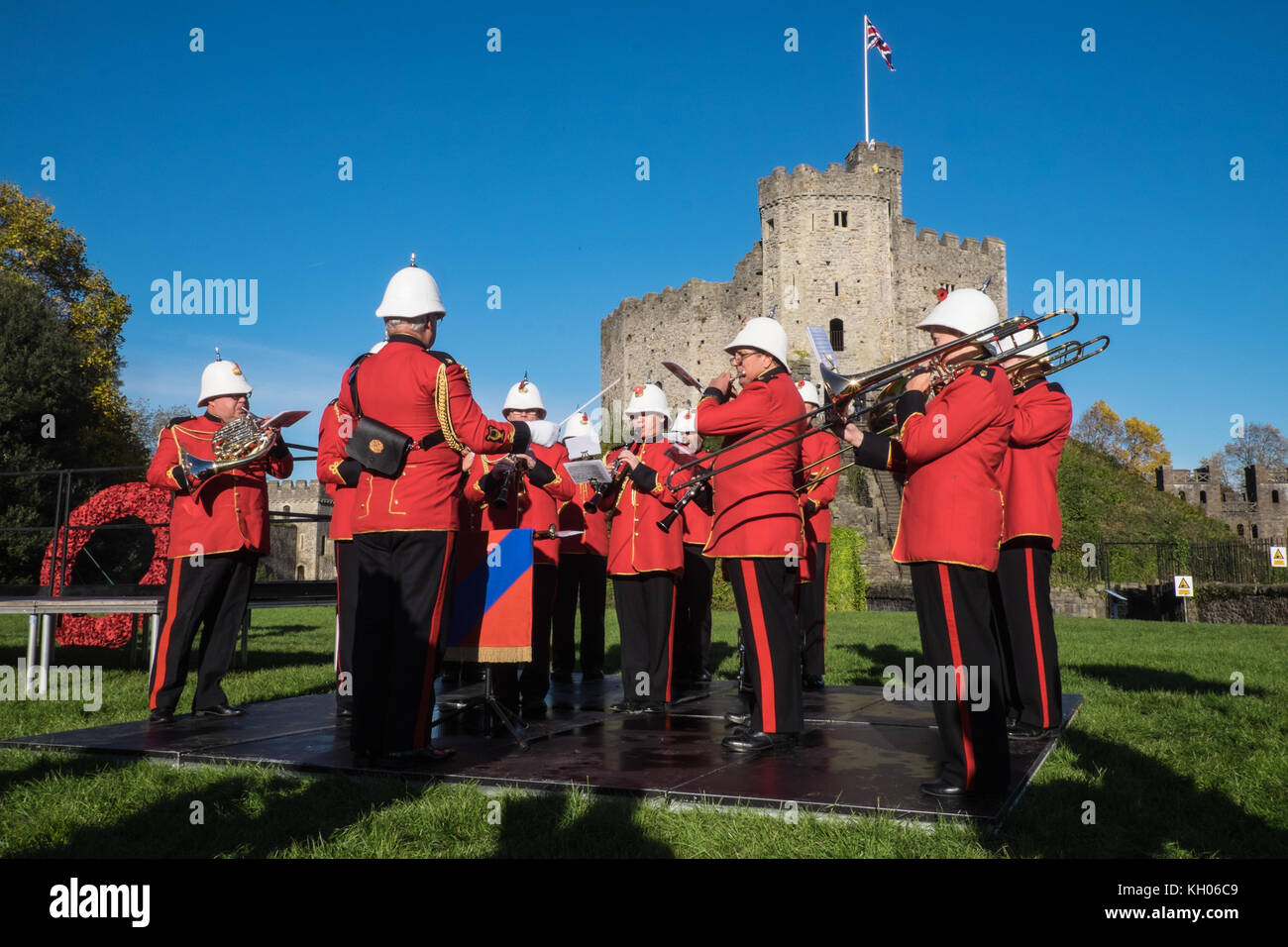 The Royal British Legion Field of Remembrance Service held at Cardiff ...