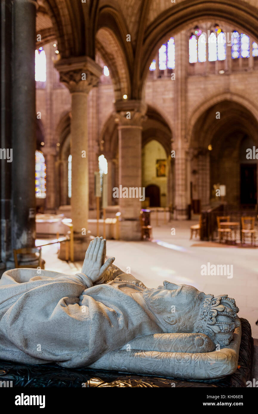 France. Seine-Saint-Denis (93). Basilica of Saint-Denis. Necropolis of ...