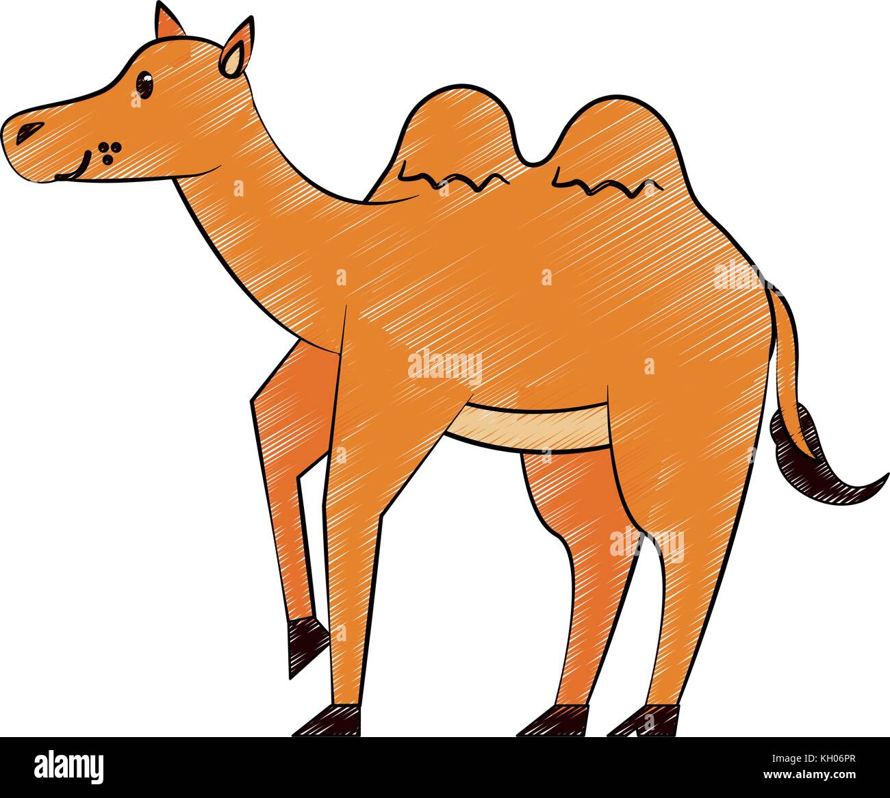 Cute camel cartoon Stock Vector Image & Art - Alamy