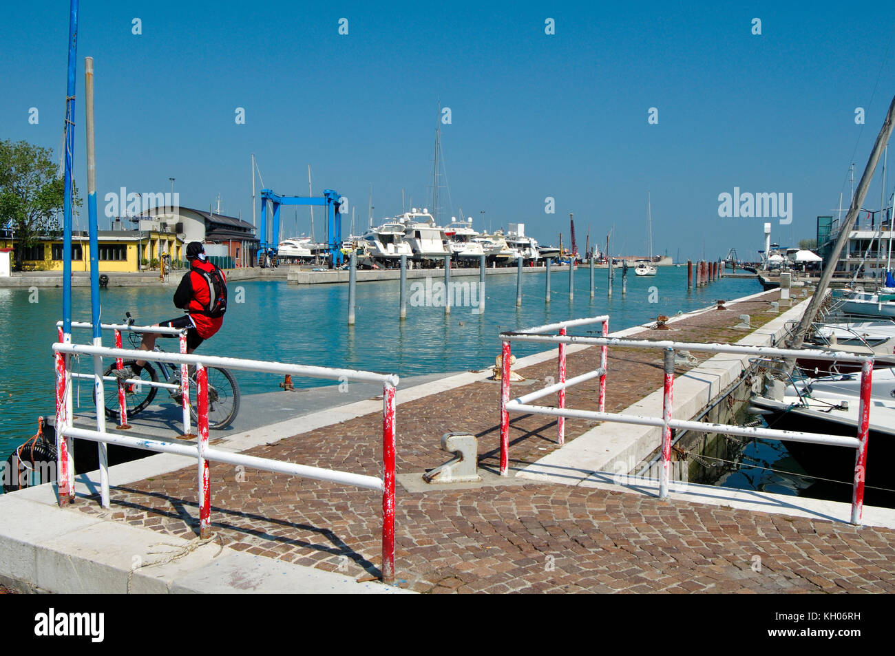 Italy, Emilia Romagna, Rimini, Port Canal, Boats Stock Photo - Alamy