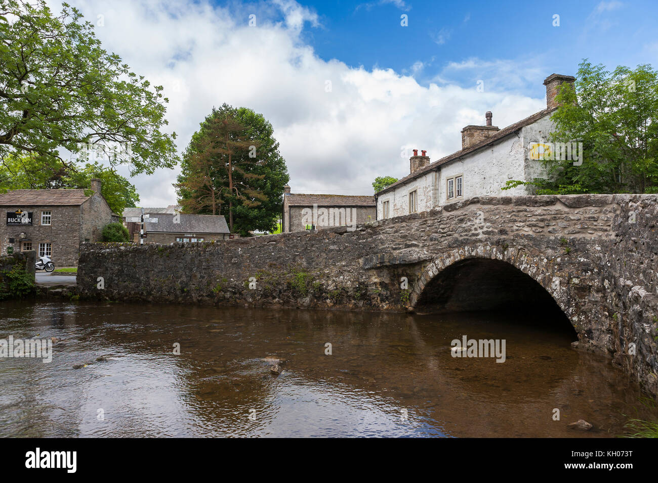 Bridge over Malham Beck, Malham, North Yorkshire, England, UK Stock ...
