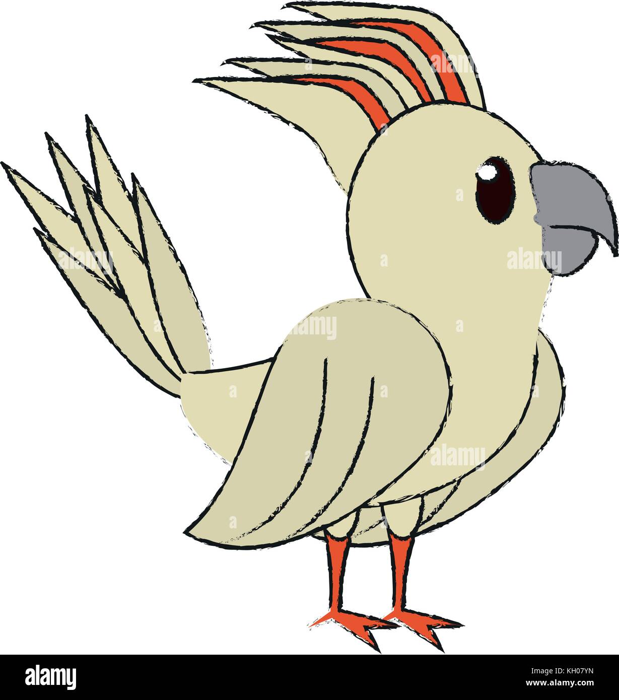 Cute parrot bird cartoon Stock Vector Image & Art - Alamy