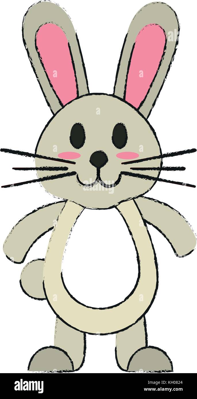 Cute rabbit cartoon Stock Vector Image & Art - Alamy