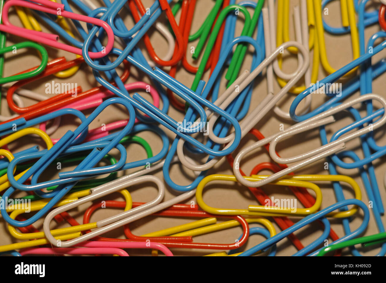 colorful paper clips Stock Photo - Alamy