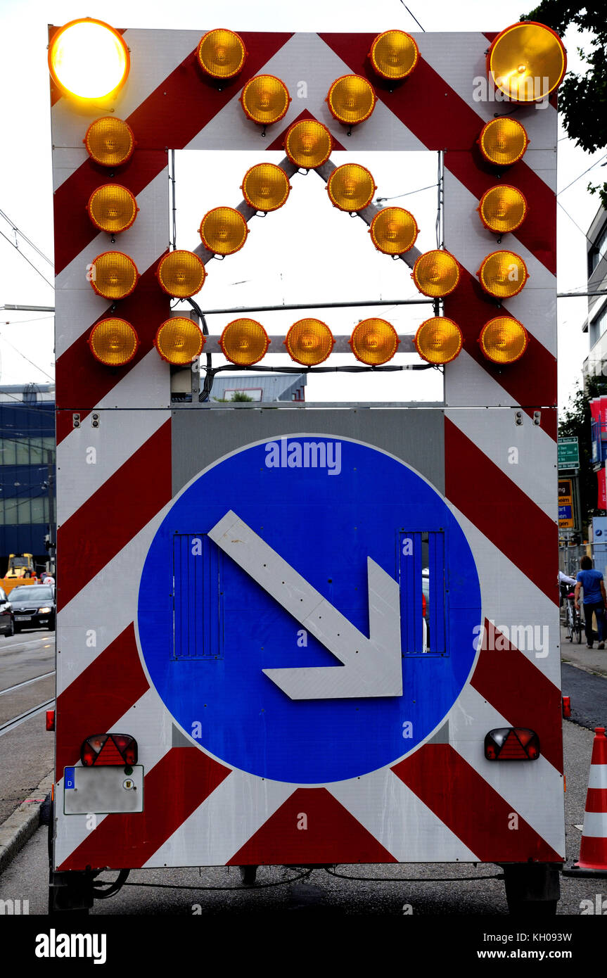 Single Red Warning Light Construction