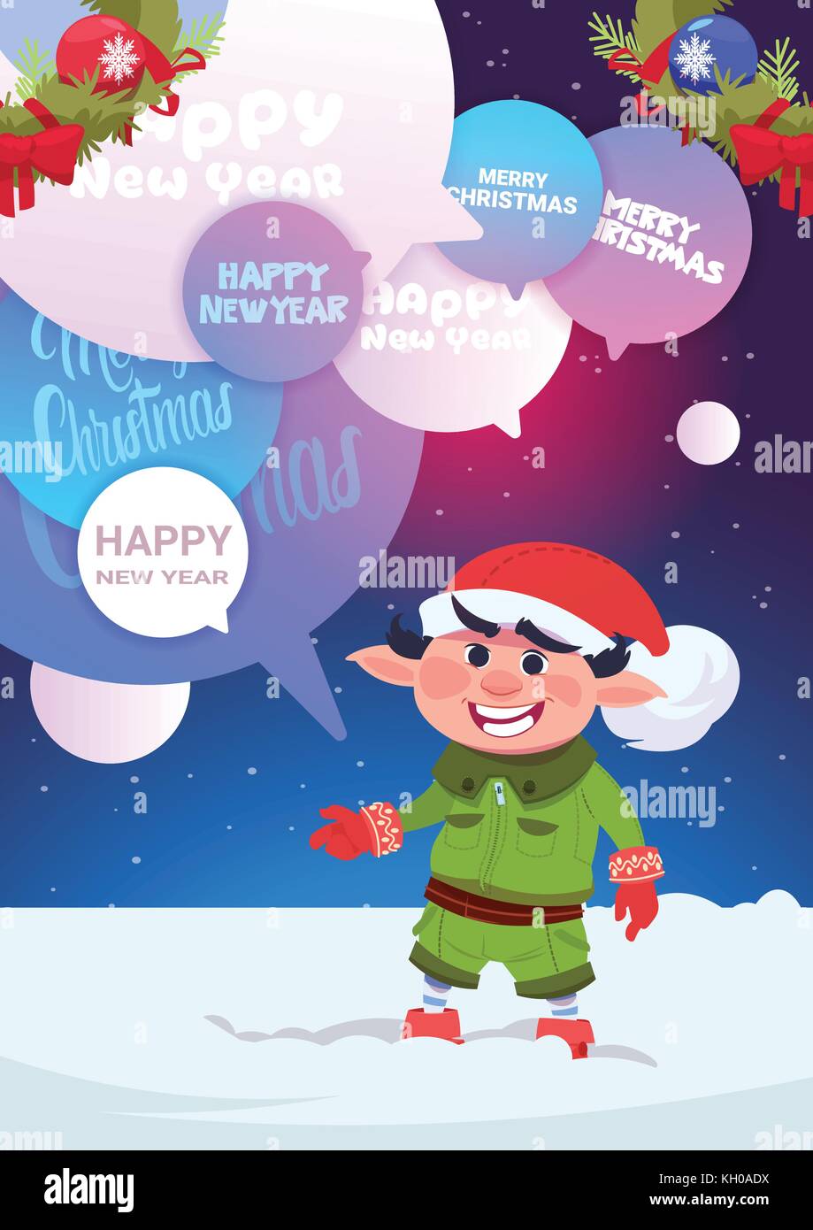 Cute elf Stock Vector Images - Alamy