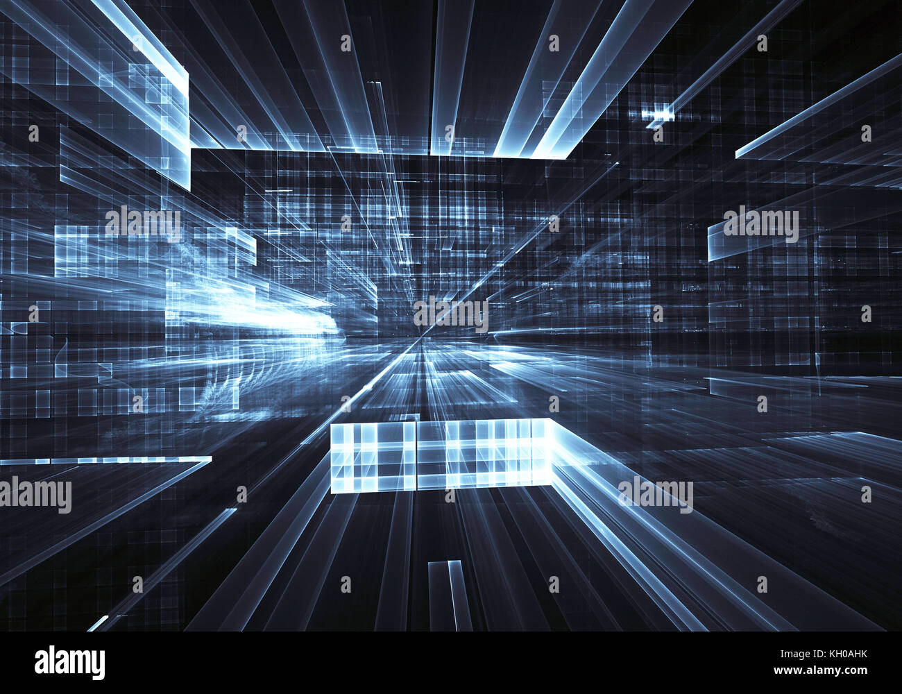 Fractal art - computer image, technological background Stock Photo - Alamy