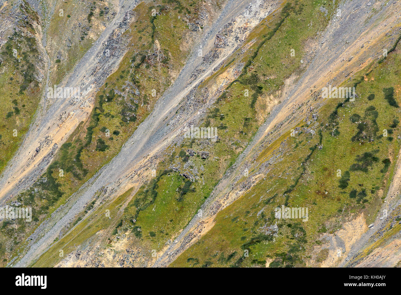 Bright beautiful abstract natural background of the mountain slope with ...