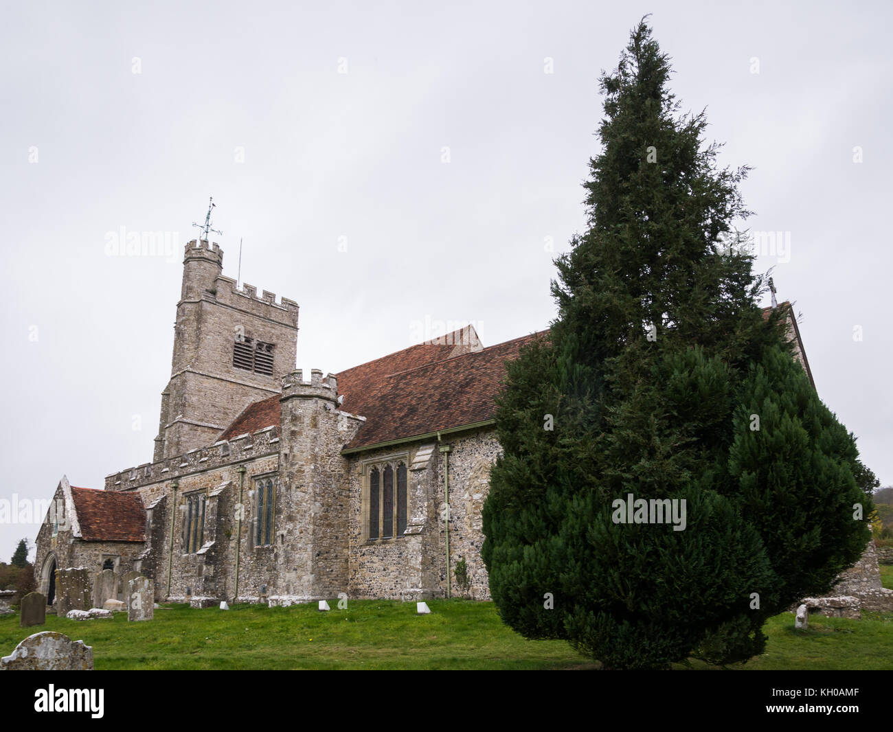 St john the baptist church, Harrietsham, Kent, UK Stock Photo - Alamy