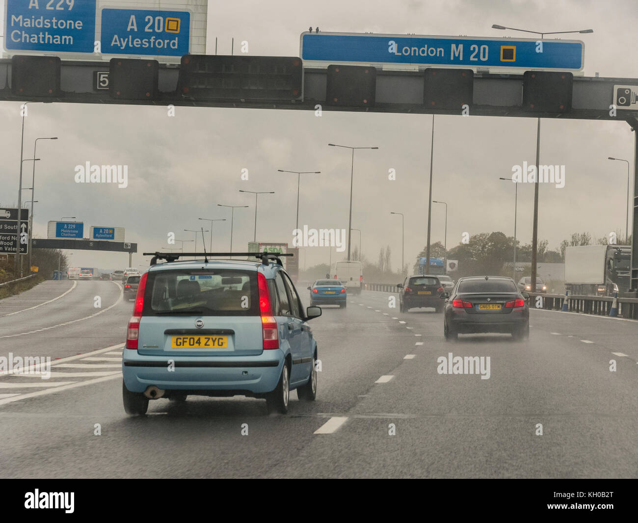 M20 Junction 5-6 Stock Photo - Alamy