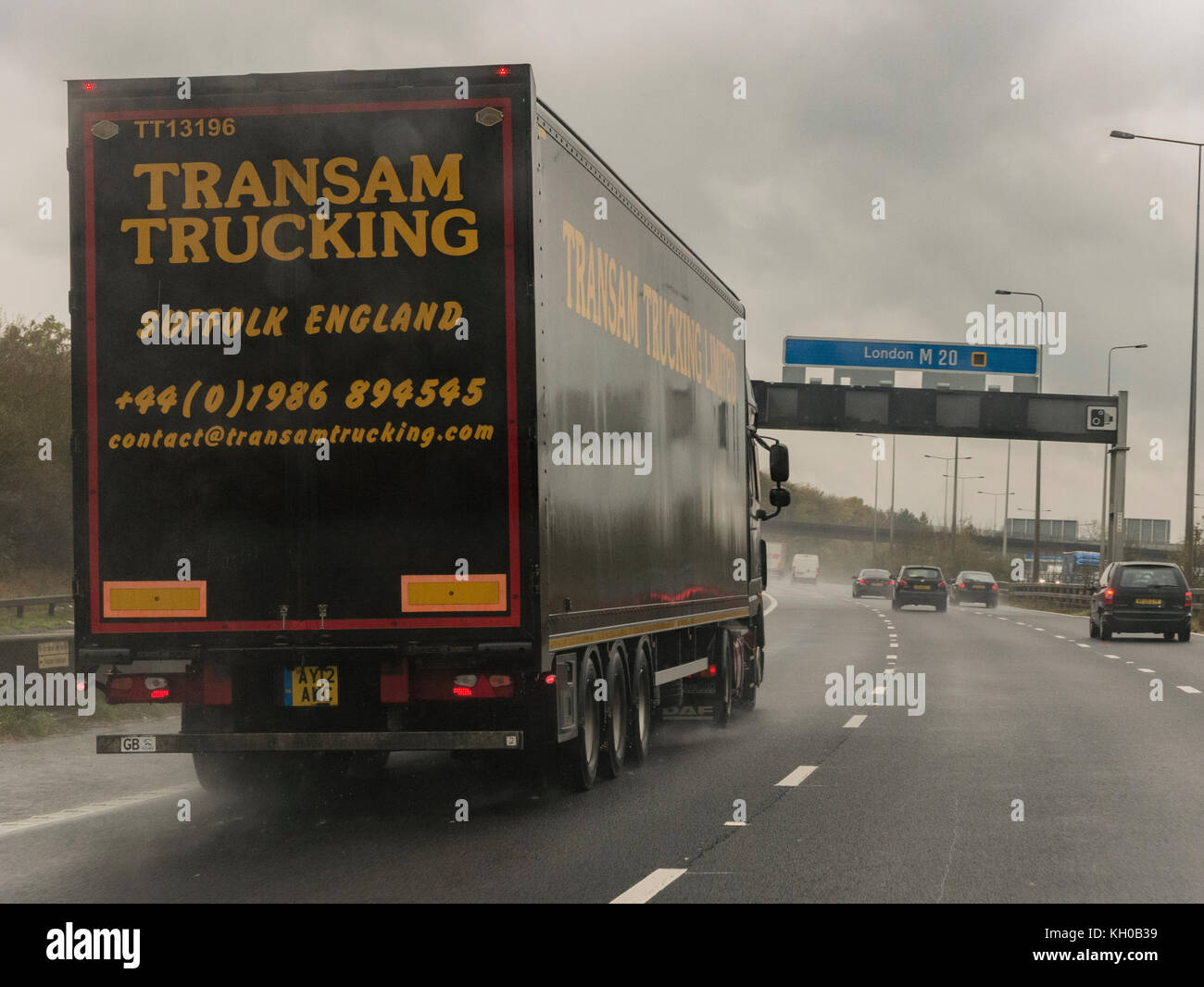 M20 Junction 5-6 Stock Photo - Alamy