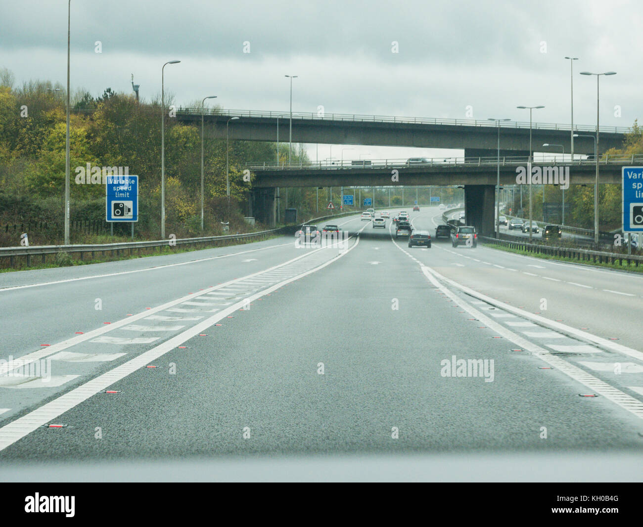 M26/ M25 junction Stock Photo - Alamy