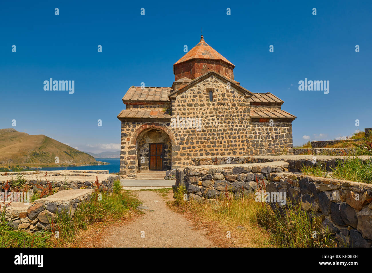 Famous Sevanavank Monastery on Sevan Lake in Armenia Stock Photo - Alamy