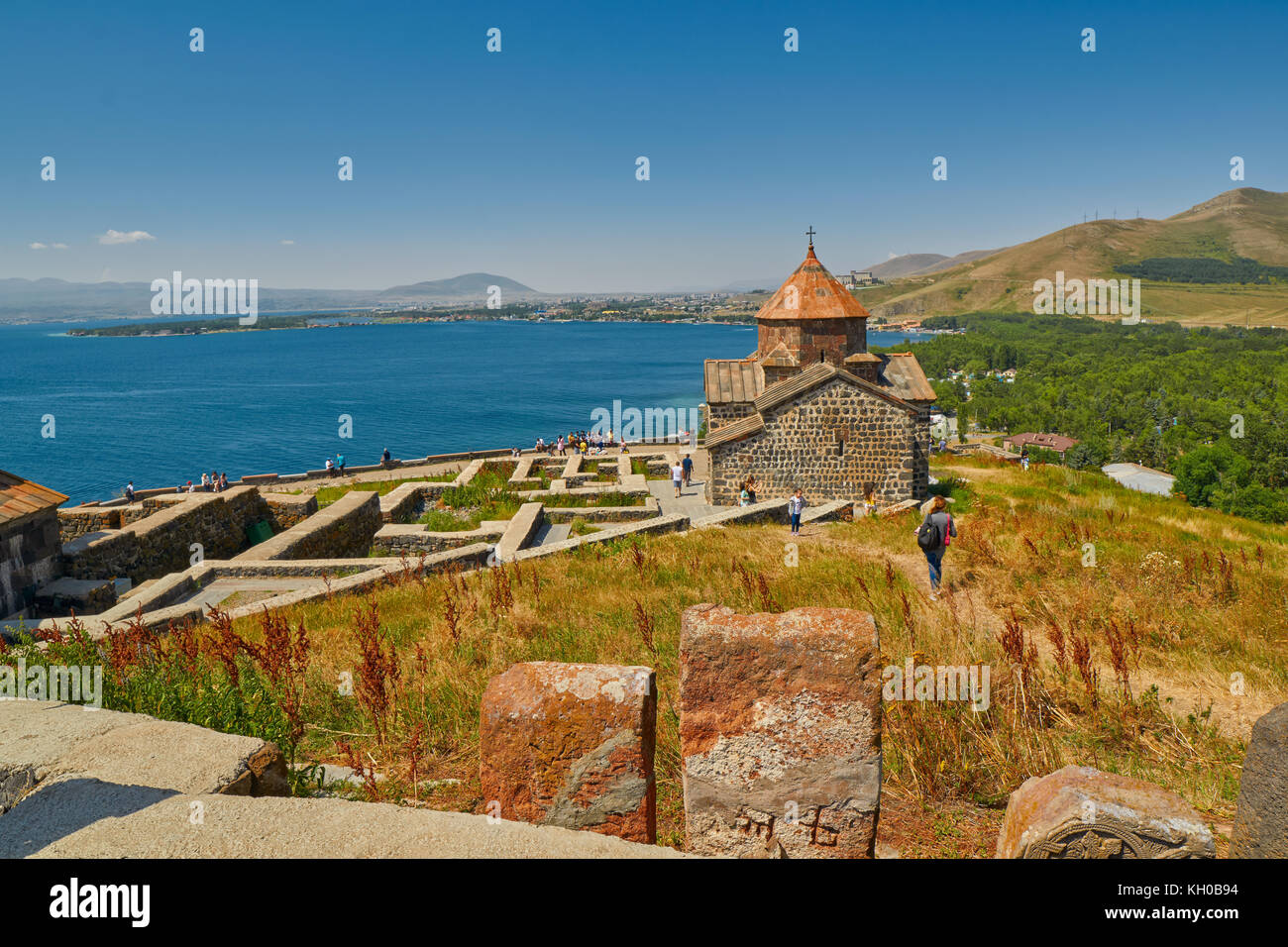 Famous Sevanavank Monastery on Sevan Lake in Armenia Stock Photo - Alamy