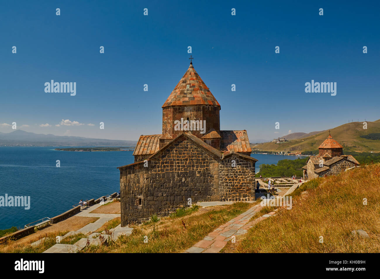 Famous Sevanavank Monastery on Sevan Lake in Armenia Stock Photo - Alamy