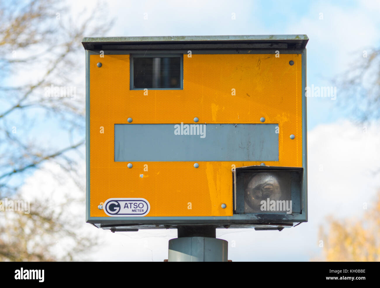 Gatso speed camera. Cambridge. UK Stock Photo - Alamy