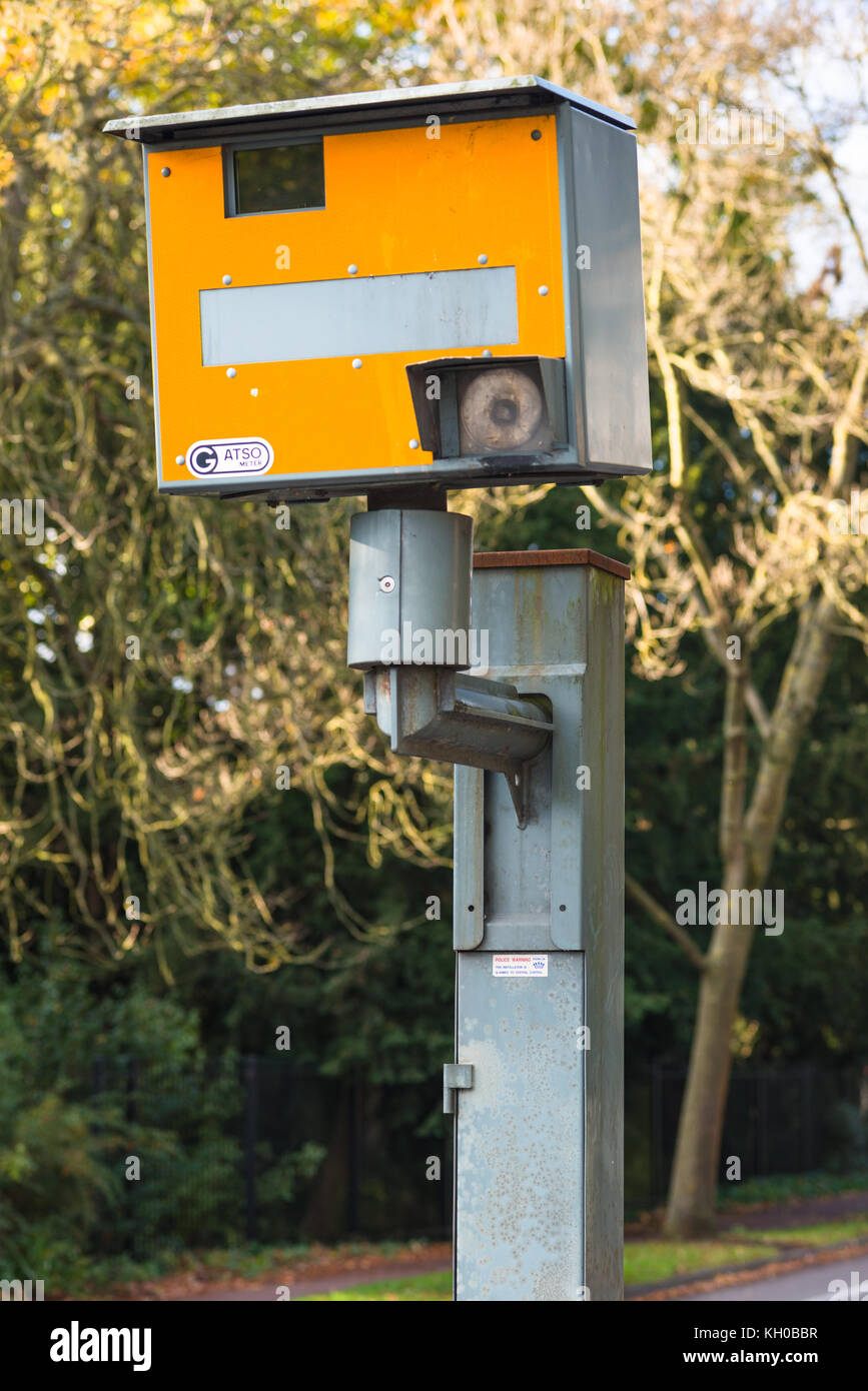 Gatso speed camera. Cambridge. UK Stock Photo - Alamy
