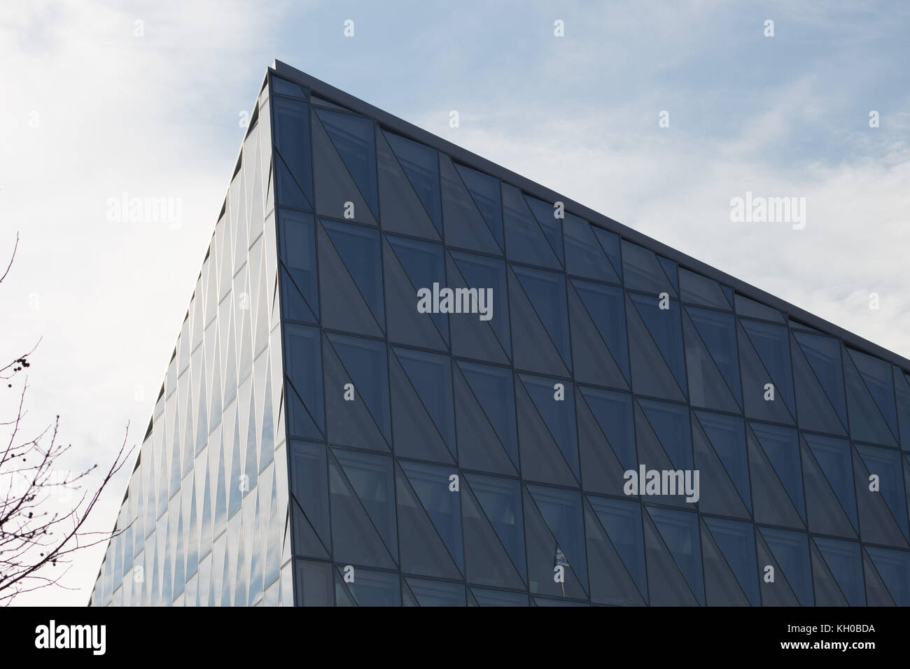 Architecture buildings geneva glass Stock Photo - Alamy