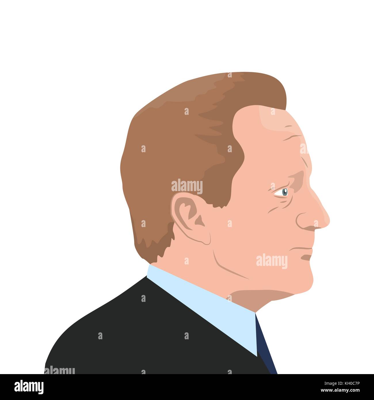 November 11, 2017. Editorial illustration of David Cameron - ex Prime ... November 11, 2017. Editorial illustration of David Cameron - ex Prime ...