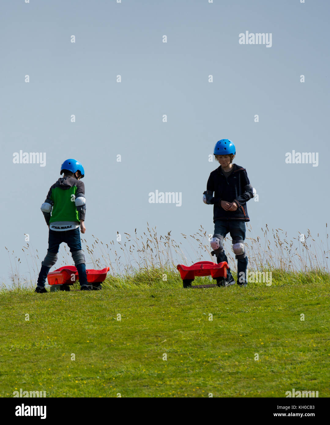 Grass Sledge High Resolution Stock Photography and Images - Alamy