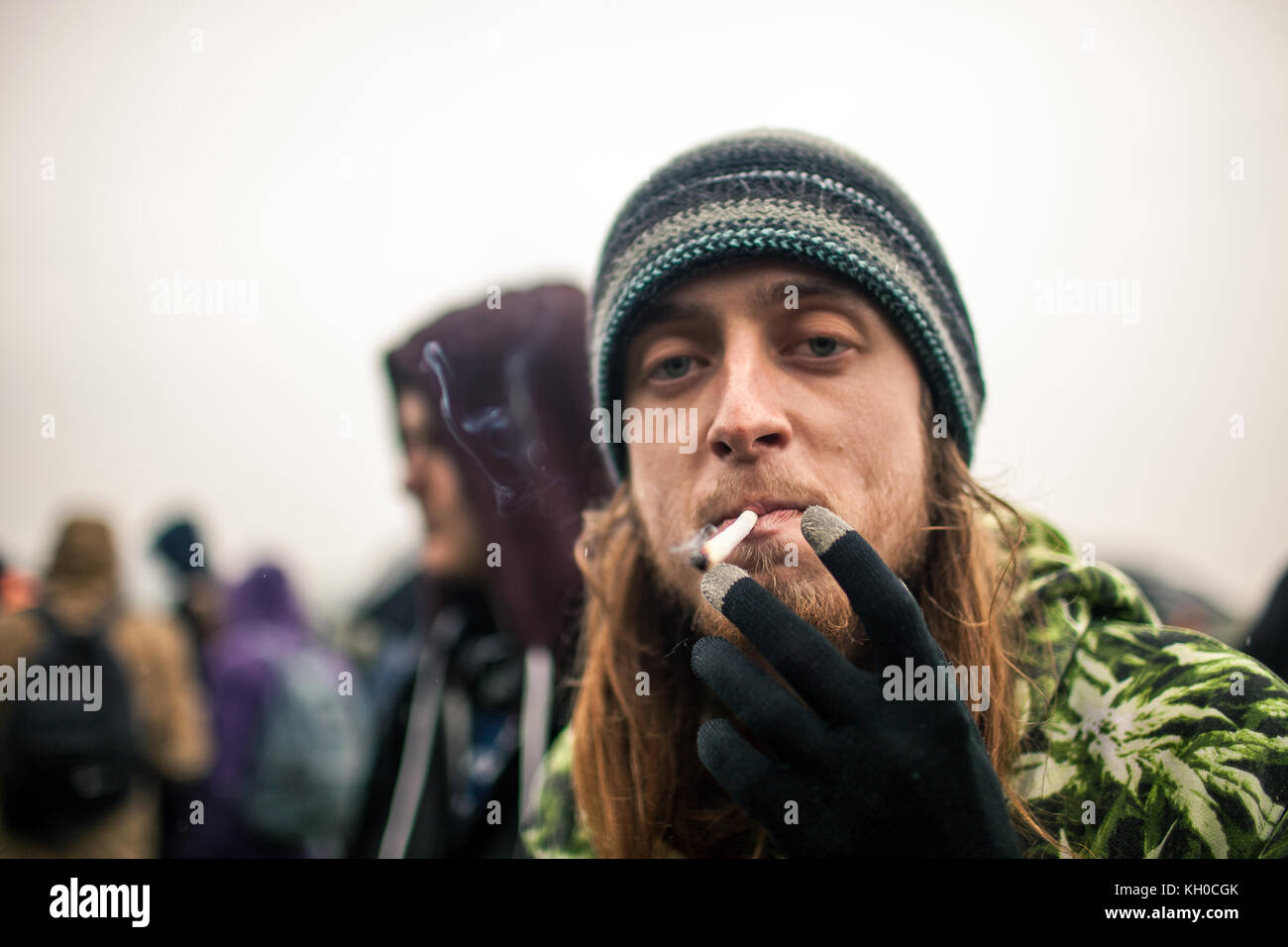 People puff lots of joints at the annual Smoke Cannabis Day in Hyde ...