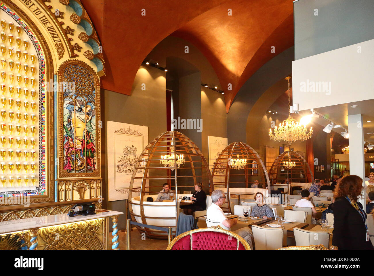 Inside the Beer Museum in Lisbon, Portugal Stock Photo - Alamy