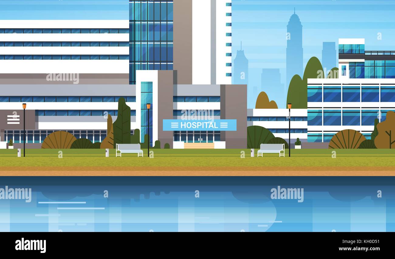 City clinic Stock Vector Images - Alamy