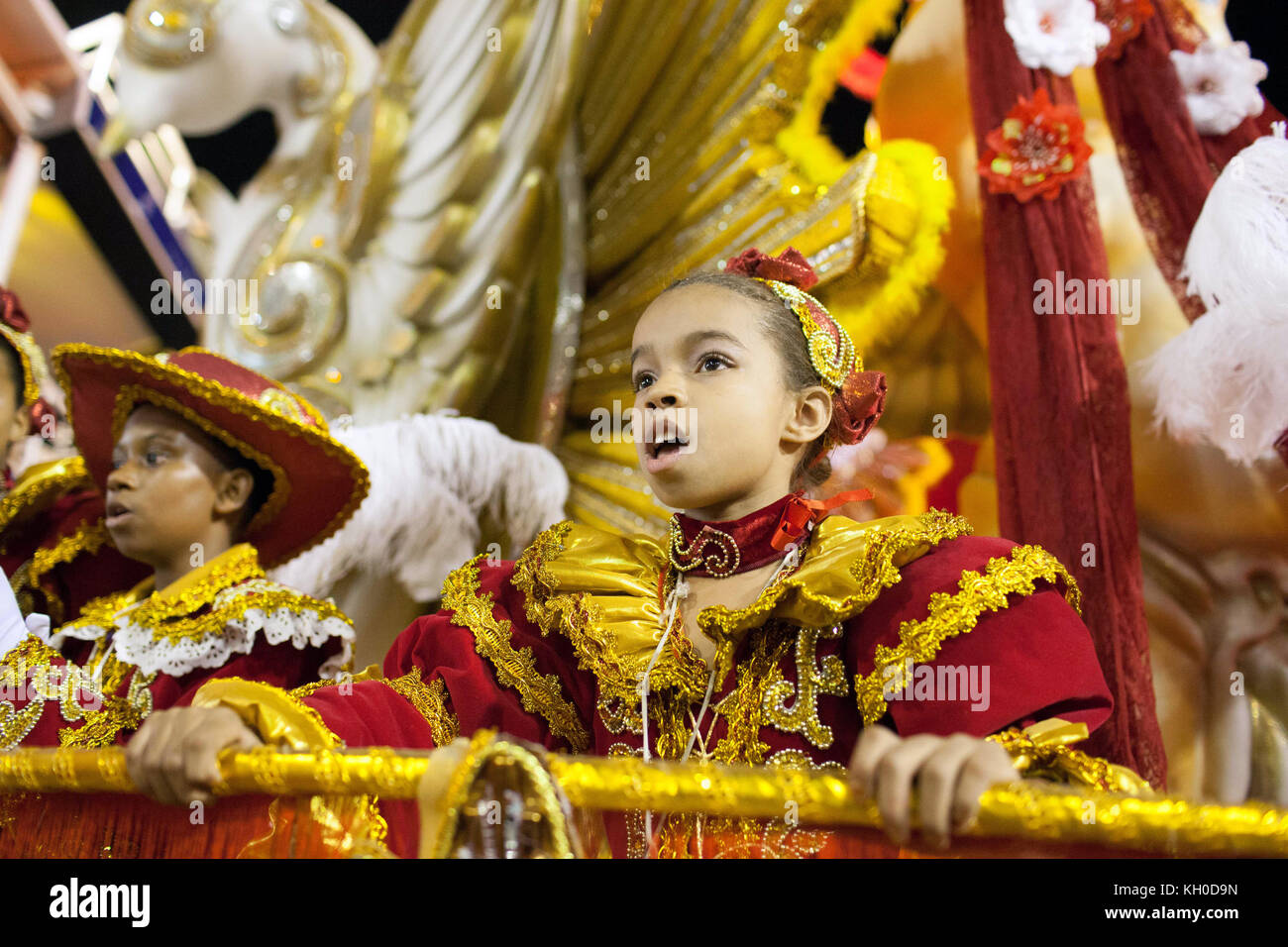 An adorable young samba participants gets an experience for life when ...