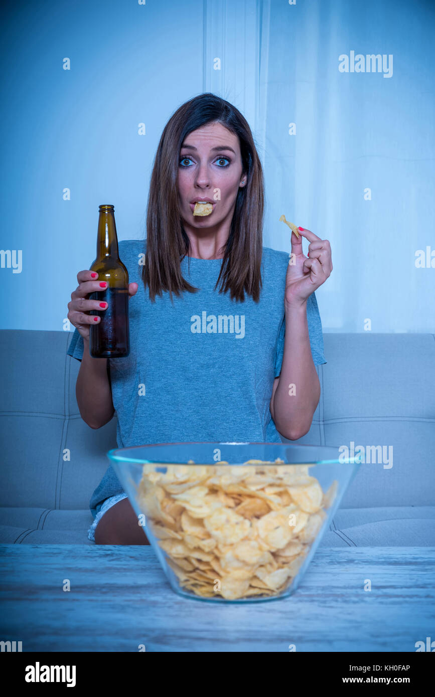 This is a woman eating something hi-res stock photography and images ...