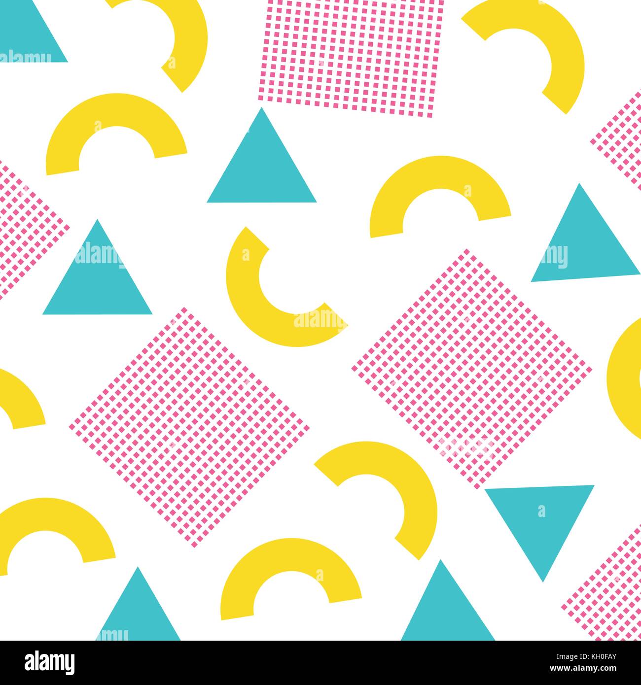 texture of geometric shapes colored figures pattern abstract Stock ...