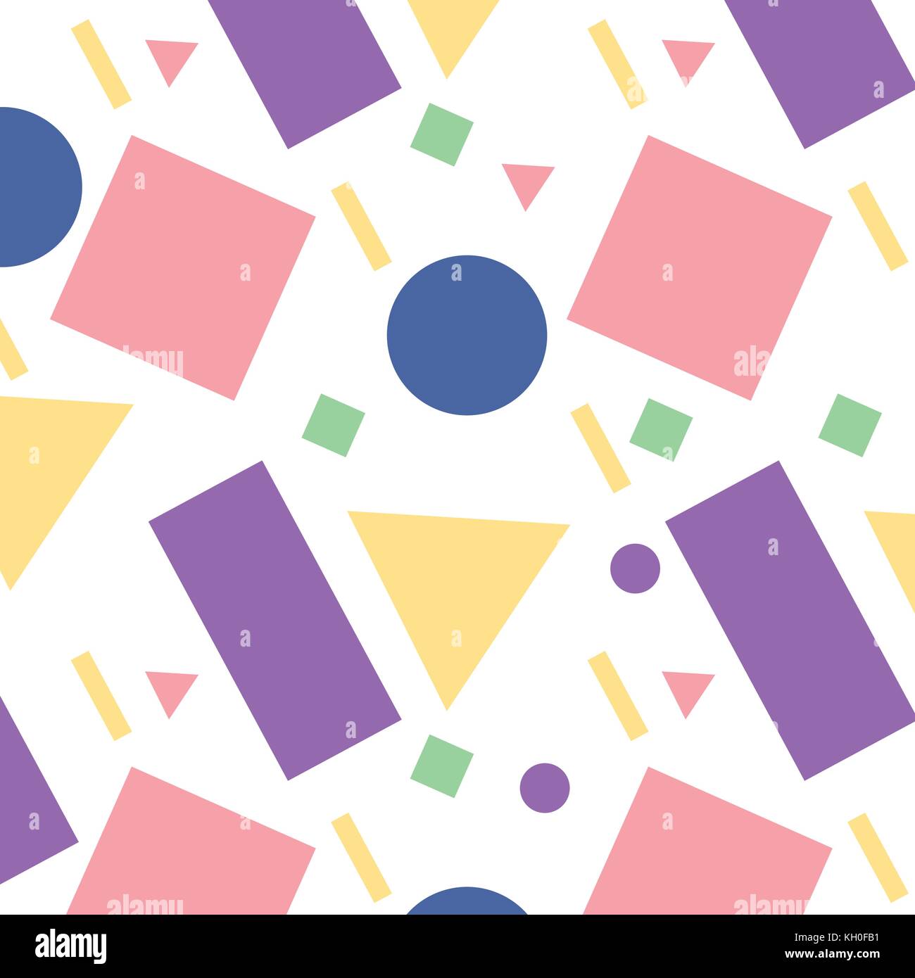 texture of geometric shapes colored figures pattern abstract Stock ...