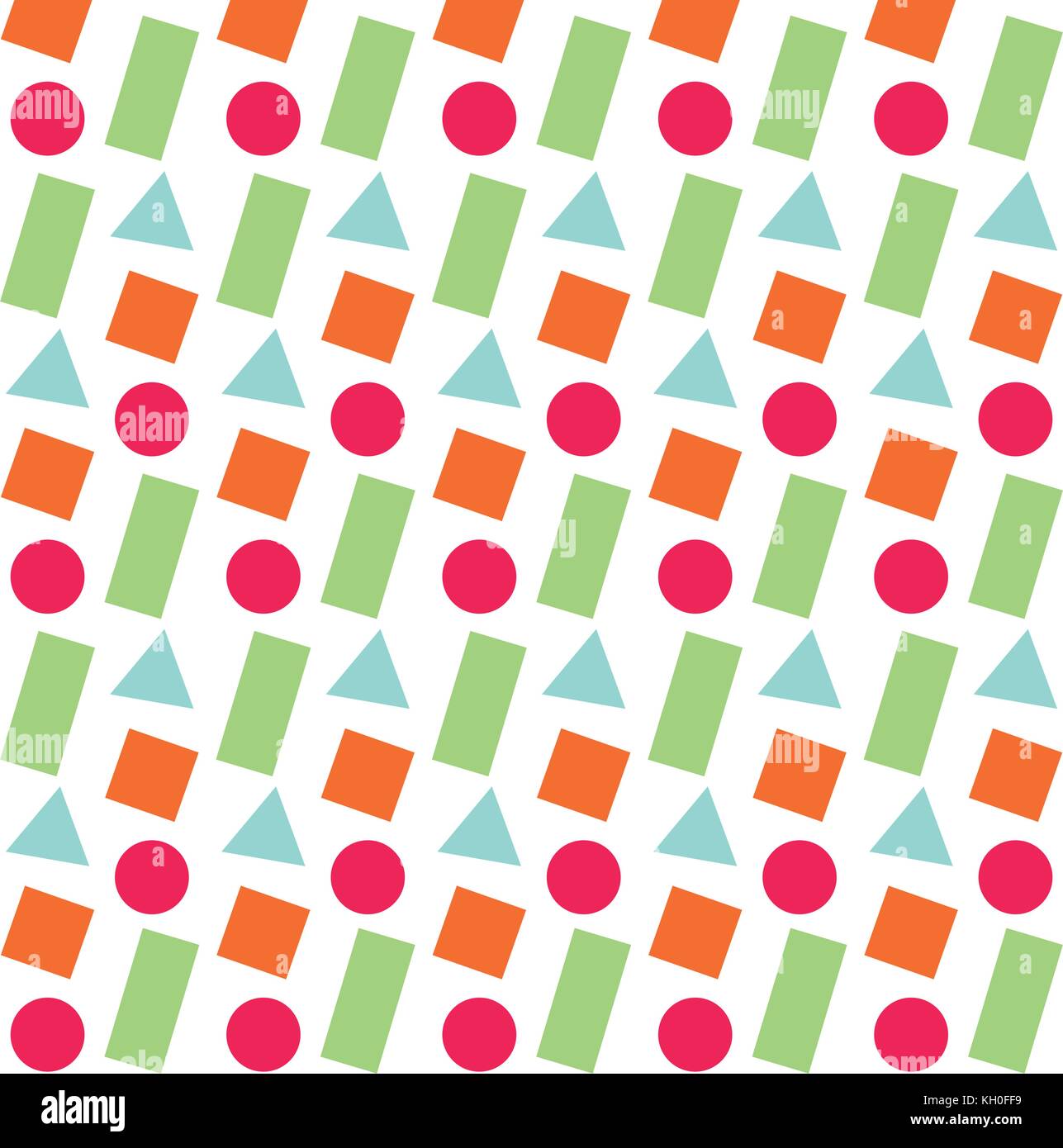 texture of geometric shapes colored figures pattern abstract Stock ...