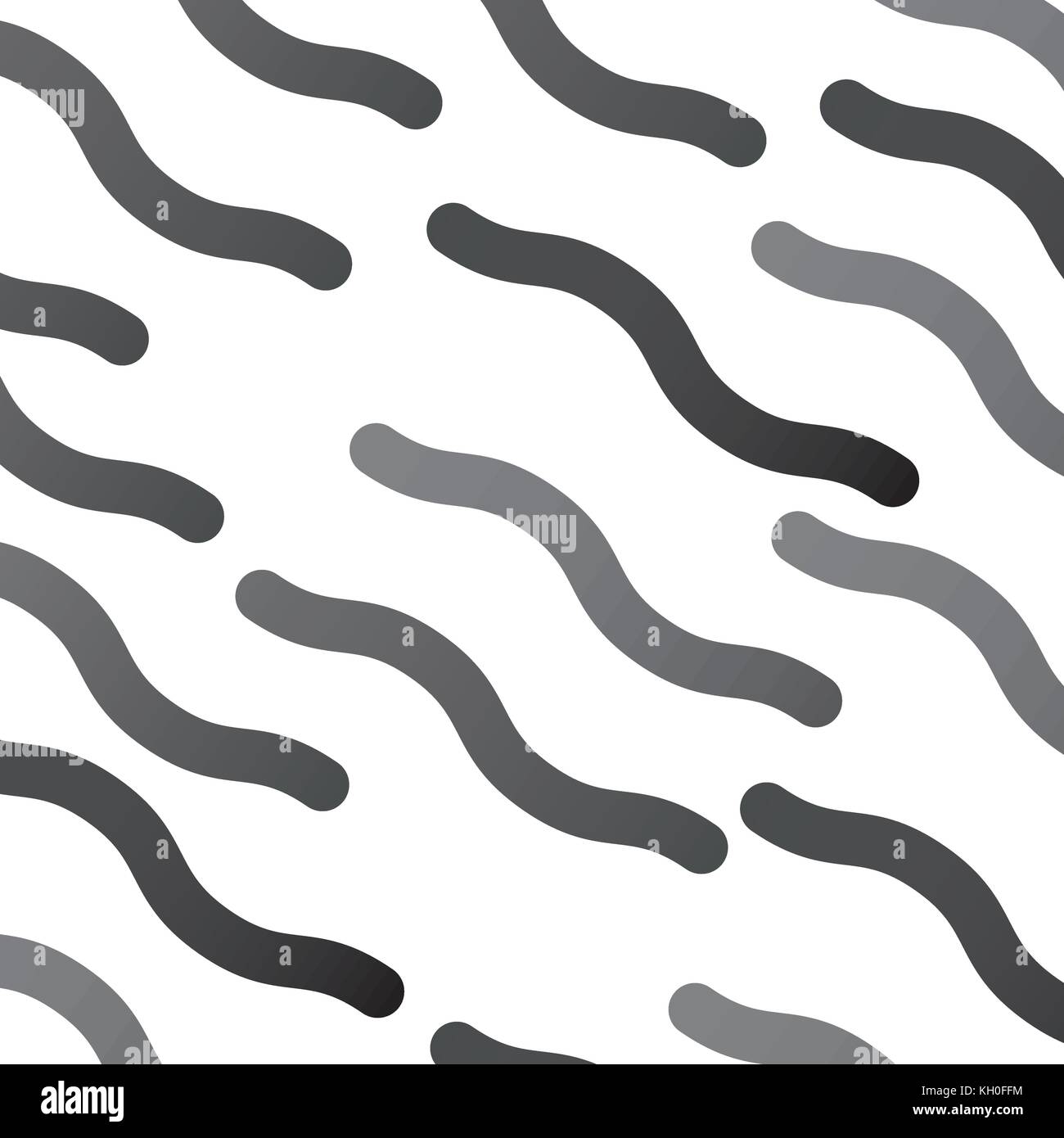seamless pattern with wavy stripes abstract gray image Stock Vector ...