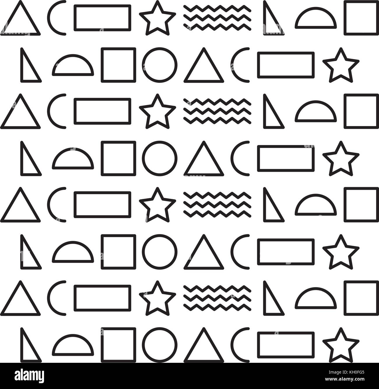 texture of geometric shapes figures pattern abstract Stock Vector Image ...