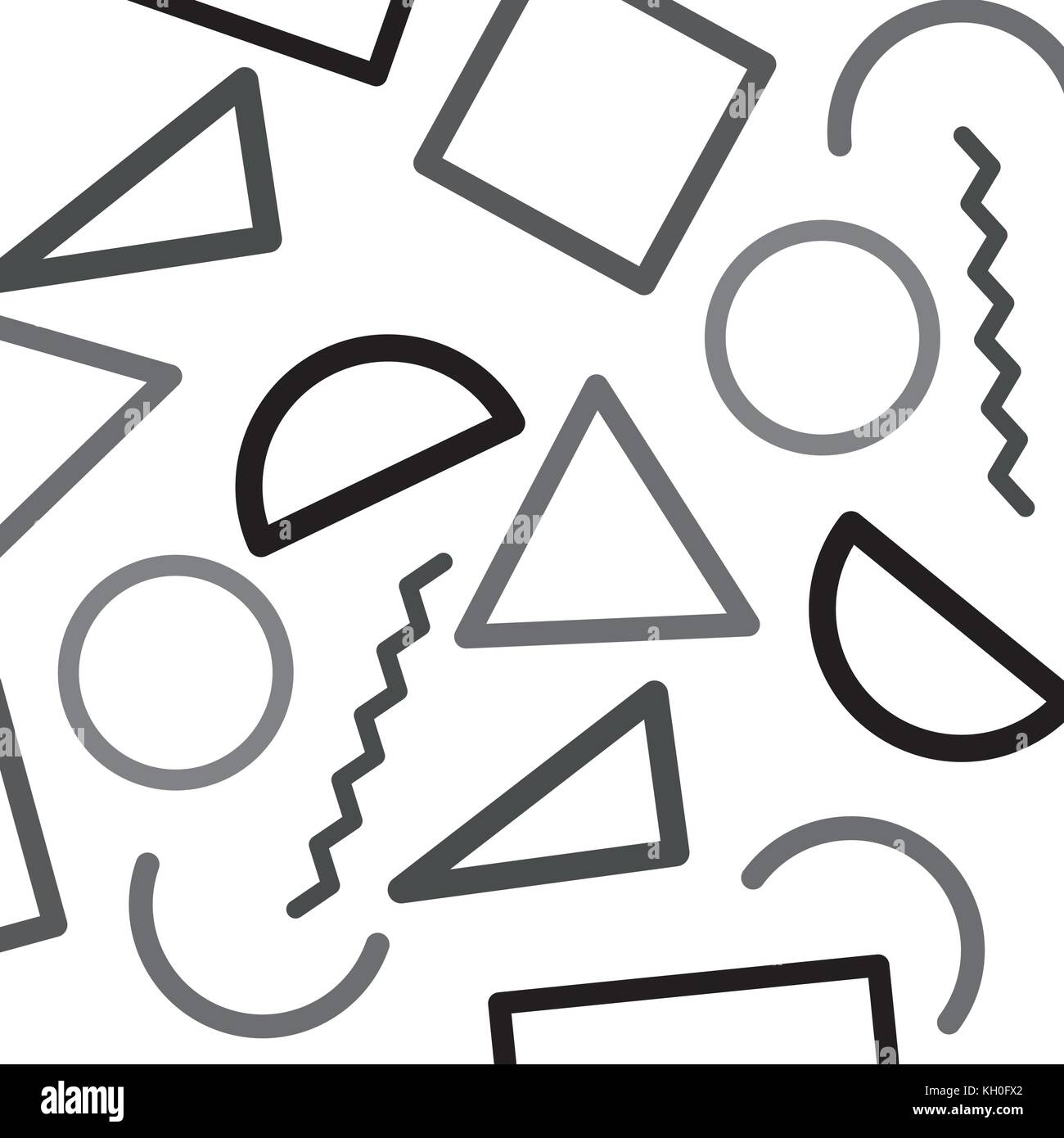 texture of geometric shapes figures pattern abstract Stock Vector Image ...