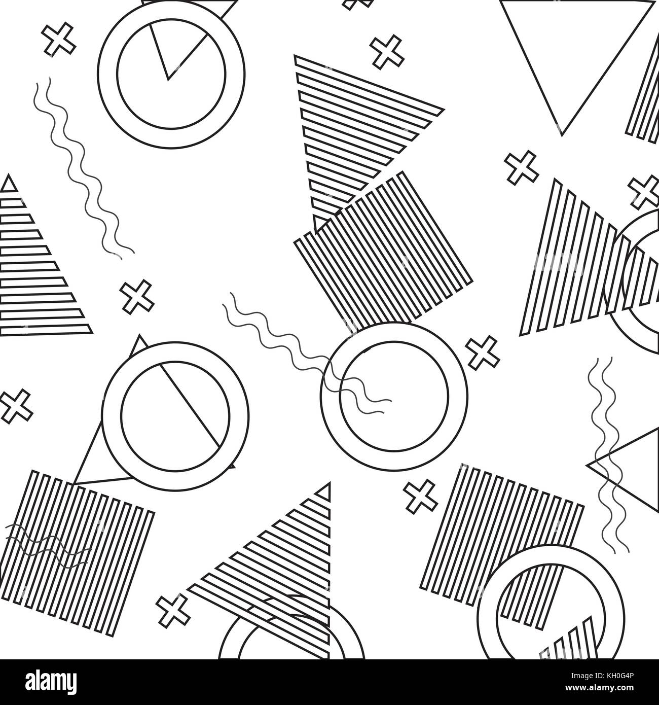 texture of geometric shapes figures pattern abstract Stock Vector Image ...
