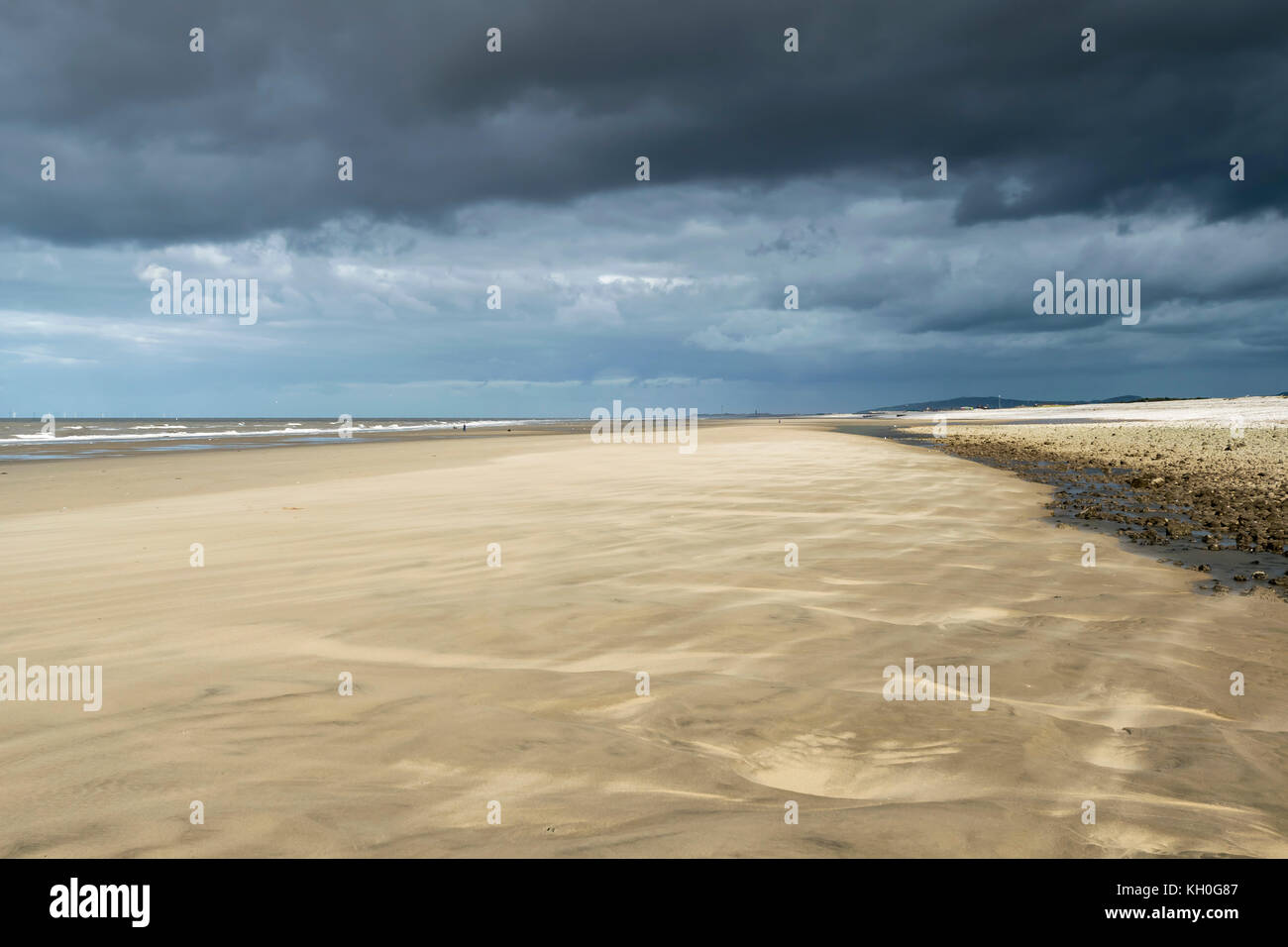 Pensarn beach on the North Wales coast Stock Photo - Alamy