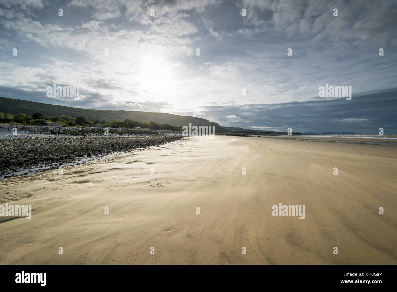 Pensarn beach on the North Wales coast Stock Photo - Alamy